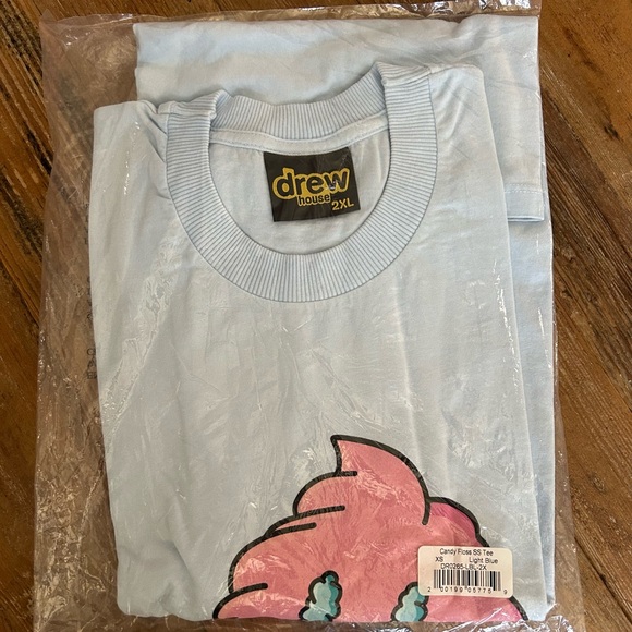 drew house | Shirts | Drew House Light Blue Graphic Tshirt | Poshmark